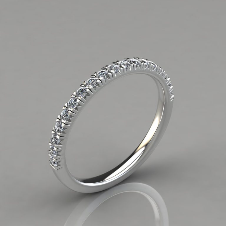 Moissanite Moissanite Wedding Bands - Forever Moissanite
