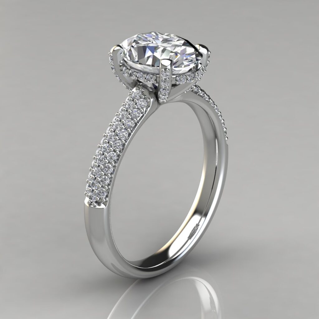 Oval Cut Engagement Rings Archives | Forever Moissanite