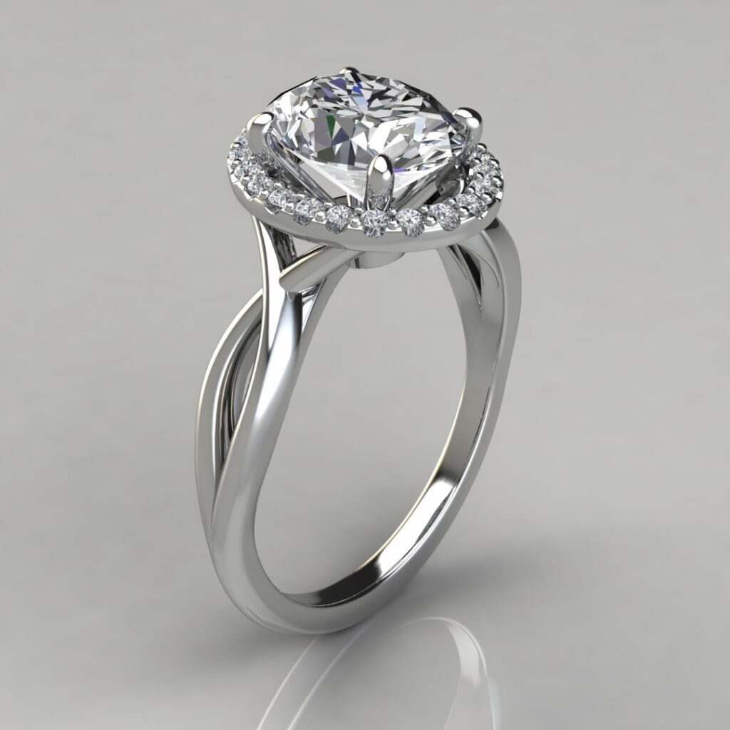Oval Cut Moissanite Engagement Rings Archives - Forever Moissanite